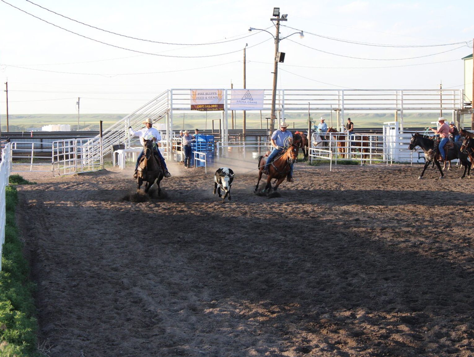Roping Club has Largest Showing this Season